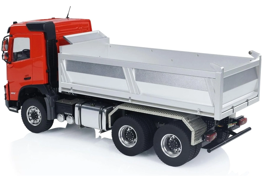 Double Eagle Volvo FMX 1/14 Scale Red Metal Hydraulic 6x6 Dump Truck ...