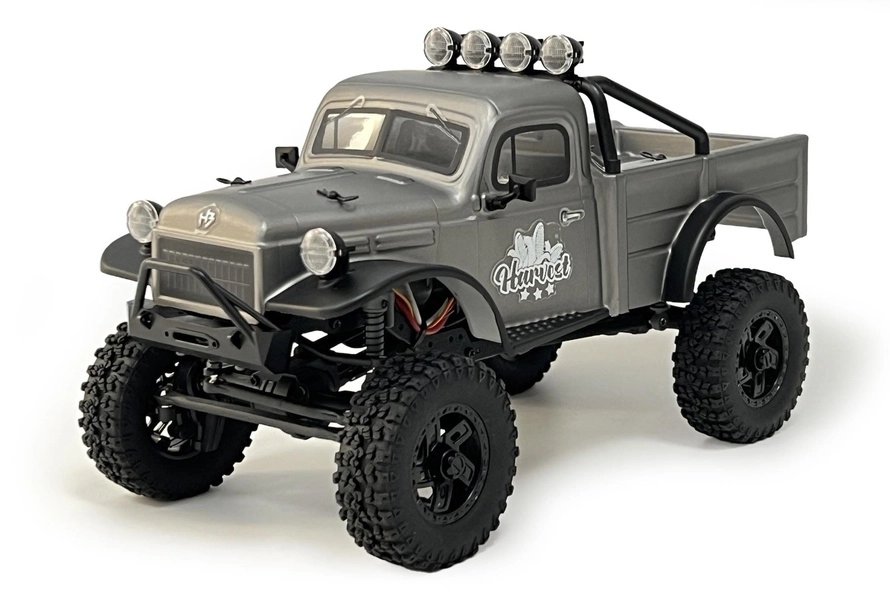 Hobby Plus CR18P EVO Matte Gunmetal Harvest 1/18 Scale 4WD Mini Crawler ...