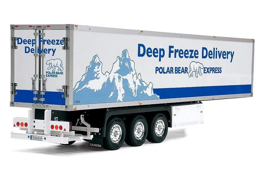 Tamiya 3-Axle Reefer Trailer 1/14 Scale Plastic Model - KIT [TAM56319 ...